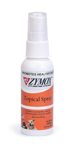 Zymox Topical Spray Hydrocortisone Free for Dogs & Cats (2 oz ...