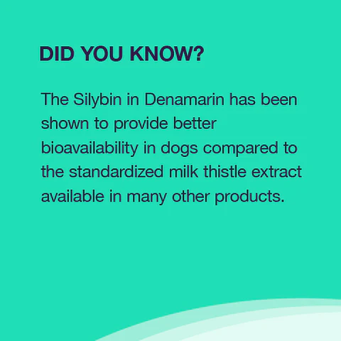 Nutramax Denamarin Liver Health Supplement for Dogs, With S ...