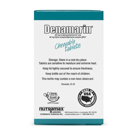Nutramax Denamarin Liver Health Supplement for Dogs, With S ...