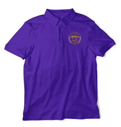Sigma Alpha Chapter Polo Shirt | H Creations EMB
