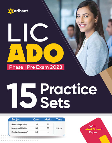 LIC ADO Phase 1 Pre Exam 2023 15 Practice Sets | Bookania