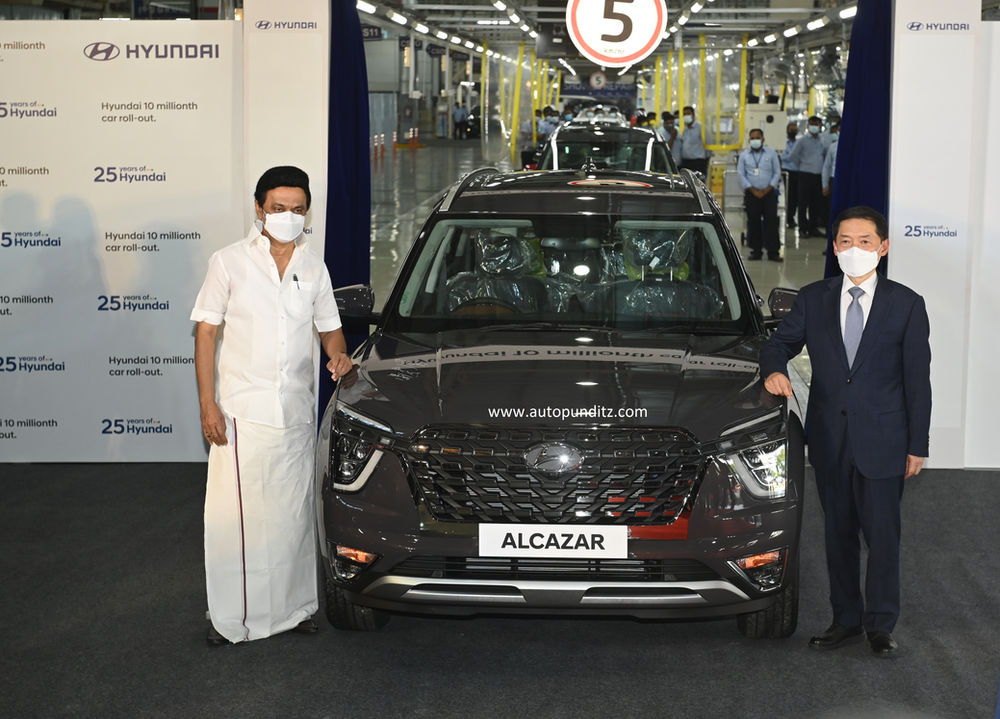 Hyundai Motor India rolls out the fastest ‘10 millionth’ Car!
