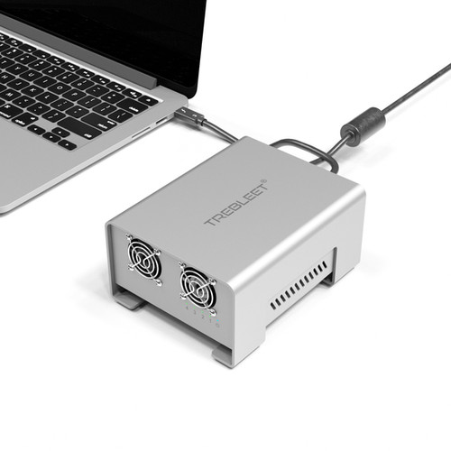World's First Quad Slot Thunderbolt 3 External SSD Storage 40Gbps