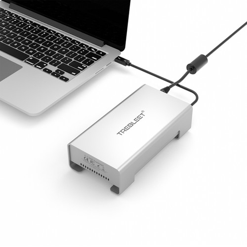 Thunderbolt 3 to U.2 NVMe SSD Enclosure 40Gbps Up to 3000Mb/s | TREBLEET
