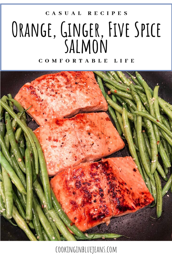 Orange, Ginger, Five Spice Salmon