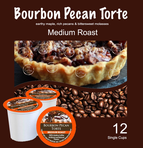 Single Cup Bourbon Pecan Torte Coffee | Omg Coffee Company