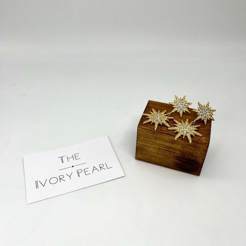 Hayley - gold | The Ivory Pearl