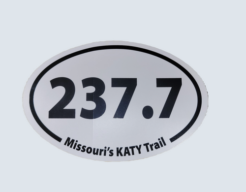 Mini Mileage Sticker | Sedalia Katy Depot