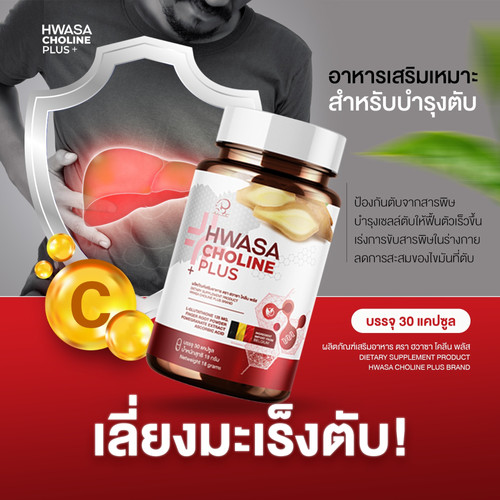HWASA Choline Plus (บำรุงตับ) 18 g คอลลาเจนสำหรับบำรุงตับ ของแท้จาก ...