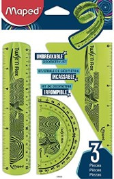 Maped - Drafting Set 3pc Kit Twist'n Flex | JohnDickinson