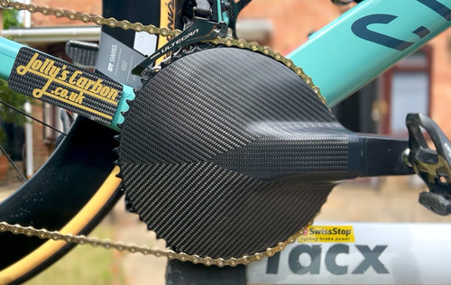 Carbon Chainring Cover. | Jolly's Carbon.