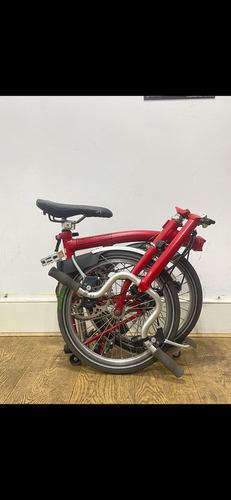 SOLD - Brompton M3L (C Line Utility) - Rocket Red | Marcus' Bikes