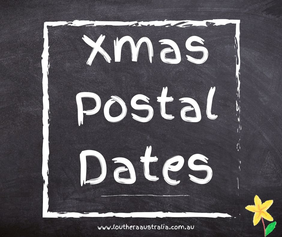 Xmas Postal Dates