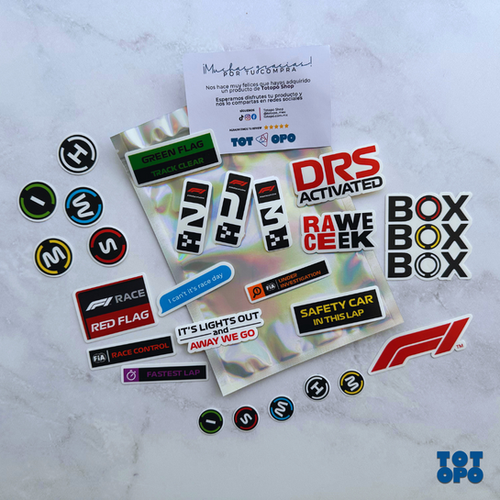 101 F1 FAN | 20 stickers | TOTOPO