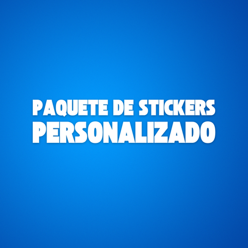 PAQUETE STICKERS PERSONALIZADOS | CATÁLOGO | TOTOPO