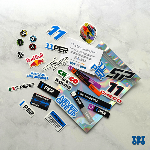 Sergio "Checo" Pérez 2023 | 20 stickers | Red Bull | TOTOPO