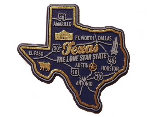 Texas Blue State Flexible Magnet | southwest-souvenir