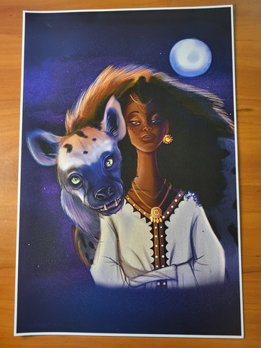 Ethiopian Mage & Hyena | ramalikcreations