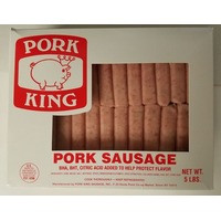 Breakfast Sausage Link 5lb Thin Pork King | Mathews Prime Foods