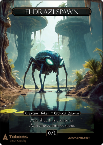Colorless Eldrazi Spawn - Strange Alien | Atokens