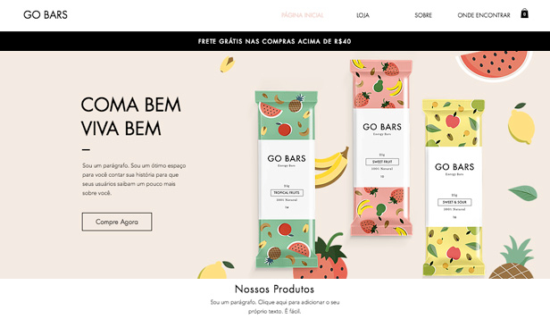 Template para Loja Virtual