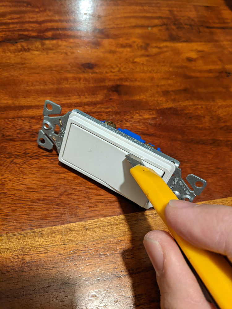 DIY momentary light switches