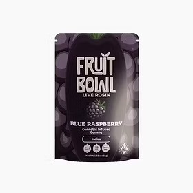 FRUIT BOWL - LIVE ROSIN GUMMIES - BLUE RASPBERRY (I) | SDFLEET Delivery
