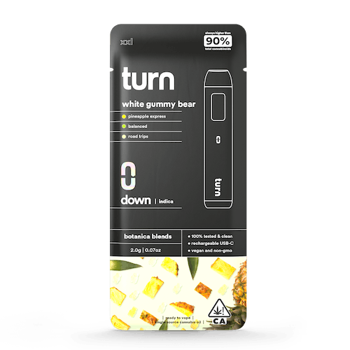 TURN - 2G DISPOSABLE - WHITE GUMMY BEAR (I) | SDFLEET Delivery