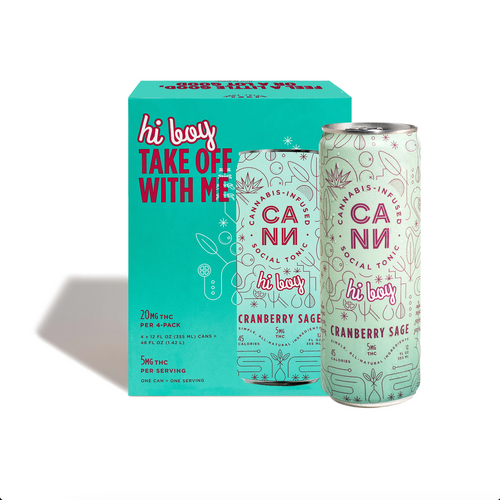 CANN TONICS - CRANBERRY SAGE (4PK) | SDFLEET Delivery