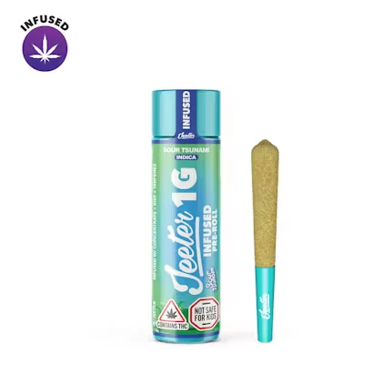 JEETER - QUAD 1G INFUSED PREROLL - SOUR TSUNAMI (I) | SDFLEET Delivery