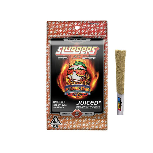 SLUGGERS HIT - 5PK INFUSED PREROLLS - FIRE OG (I) | SDFLEET Delivery