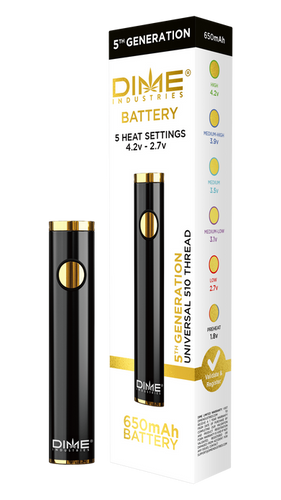 DIME - BATTERY 5TH GENERATION - BLACK | SDFLEET Delivery