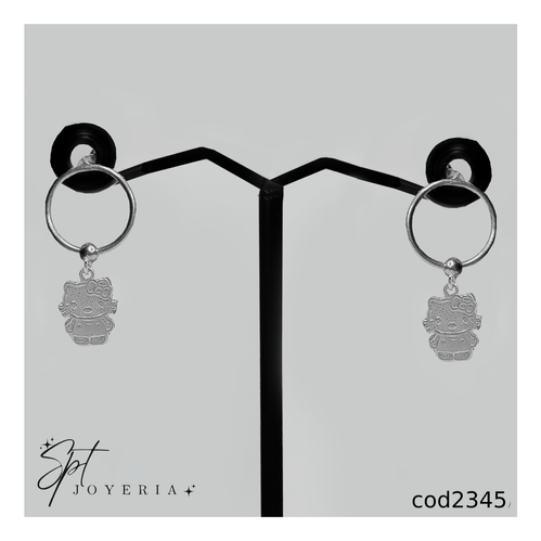 Cod2345 - Aros de hello kitty | Spt Joyeria