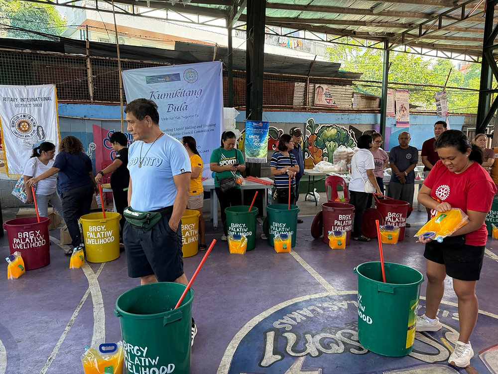 Rotary Club of Mutya ng Pasig and Barangay Palatiw, Pasig - Uniting for Economic and Community ...