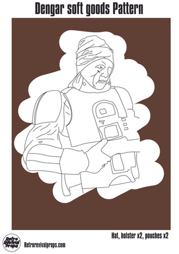 Dengar soft goods pattern | Empire strikes Back | cosplay sewing ...