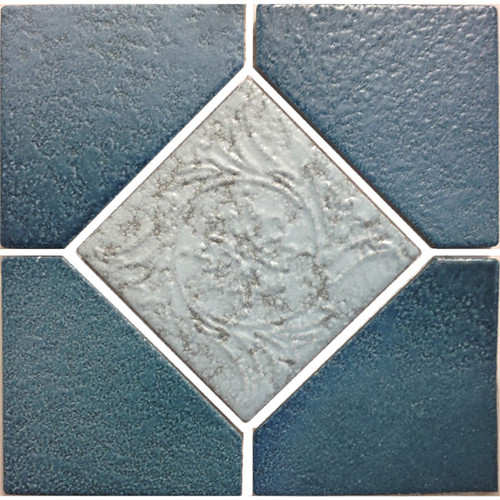 Pool Tile Deco Series - Vintage Blue | Licari Tile & Home