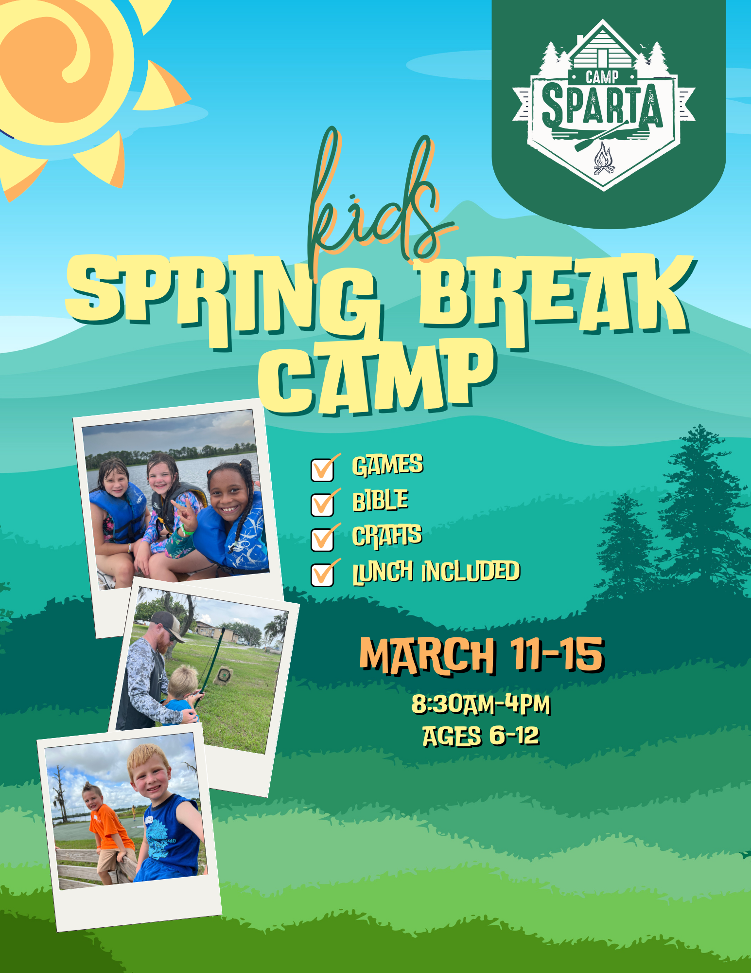 Sparta Spring Break Day Camp 2024 | Mysite