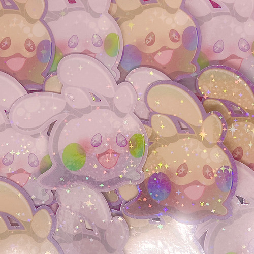 Goomy Evolution Line Fanart Stickers (2-3/4 inch/70 mm) | Luminous Senecio