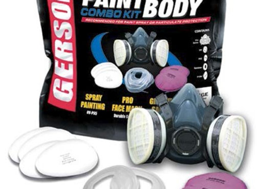 Gerson Paint & Body Respirator Kit With Replaceable OV/P95 & P100 ...