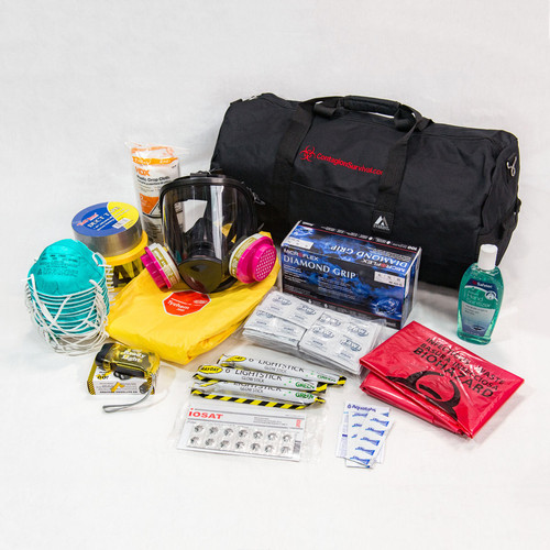 Contagion/HazMat Kit for One Person (Now with iOSAT KI Potassium Iodide ...