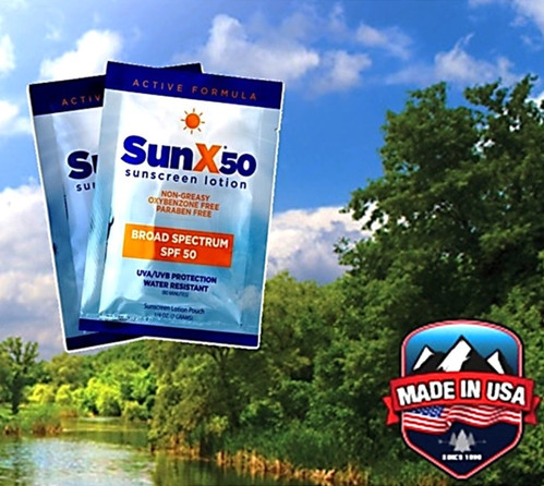SunX Sunscreen 20-Packets SPF50+ | First Aid Global