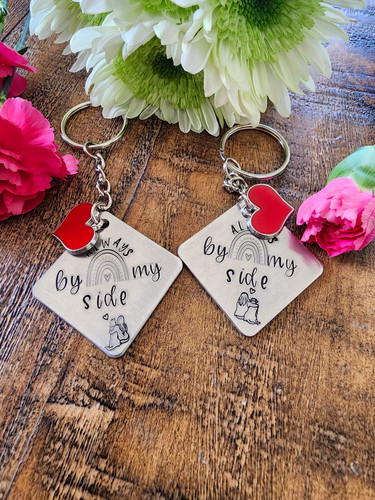 Always By My Side Keychain | THE HOUNDSMITH