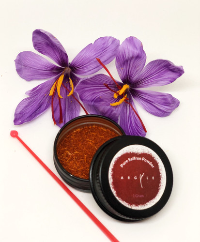 1 Gram of pure, ground saffron with a 10mg scoop | Argyle Australian ...