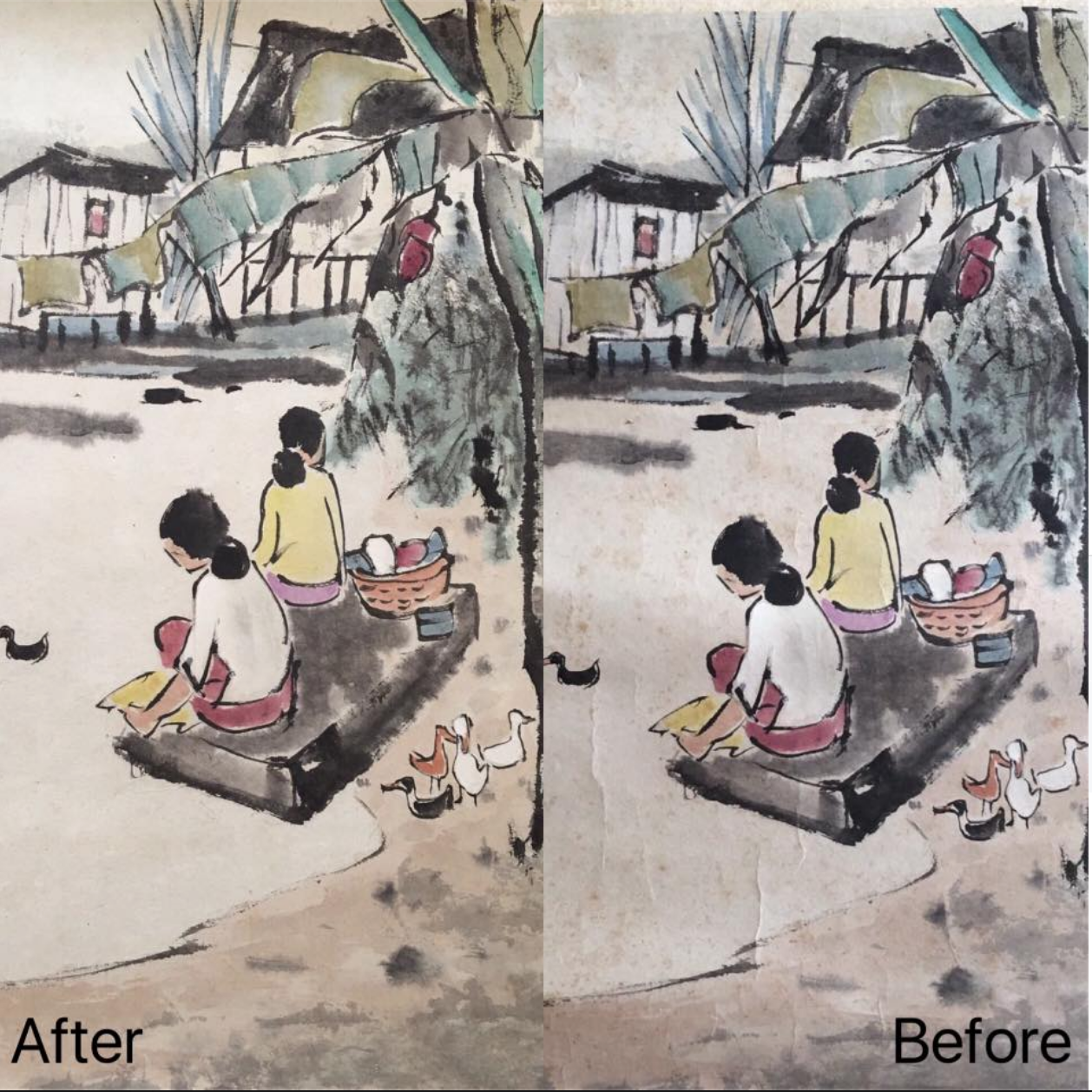 Gallery | Astute | Before and After | Art Singapore | Art Restoration ...