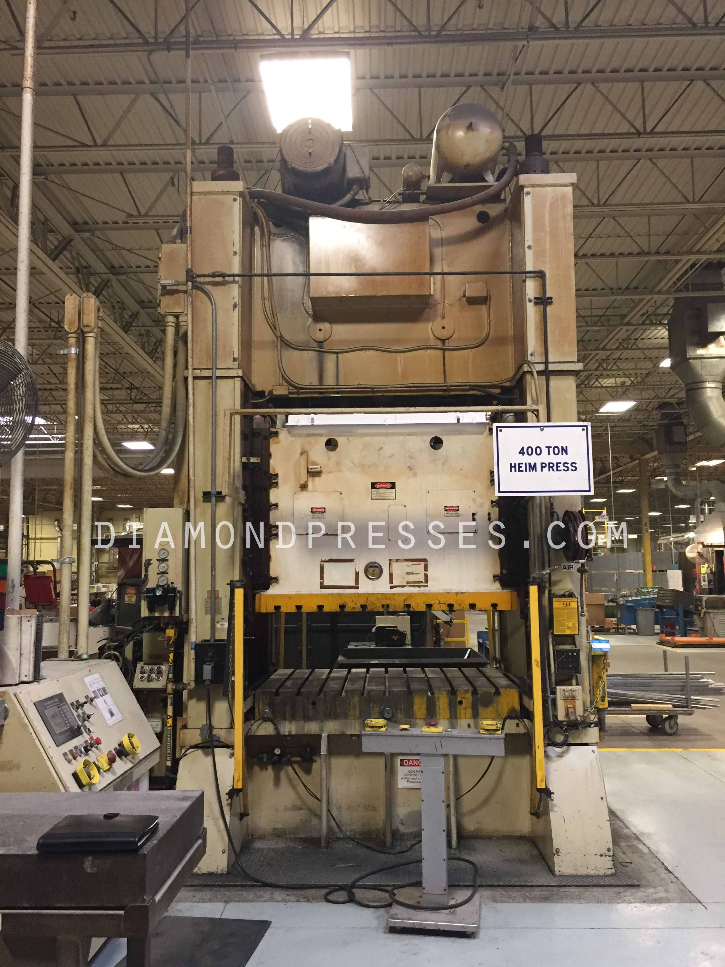400 Ton Heim Press - 72x48 For Sale | Diamond Presses