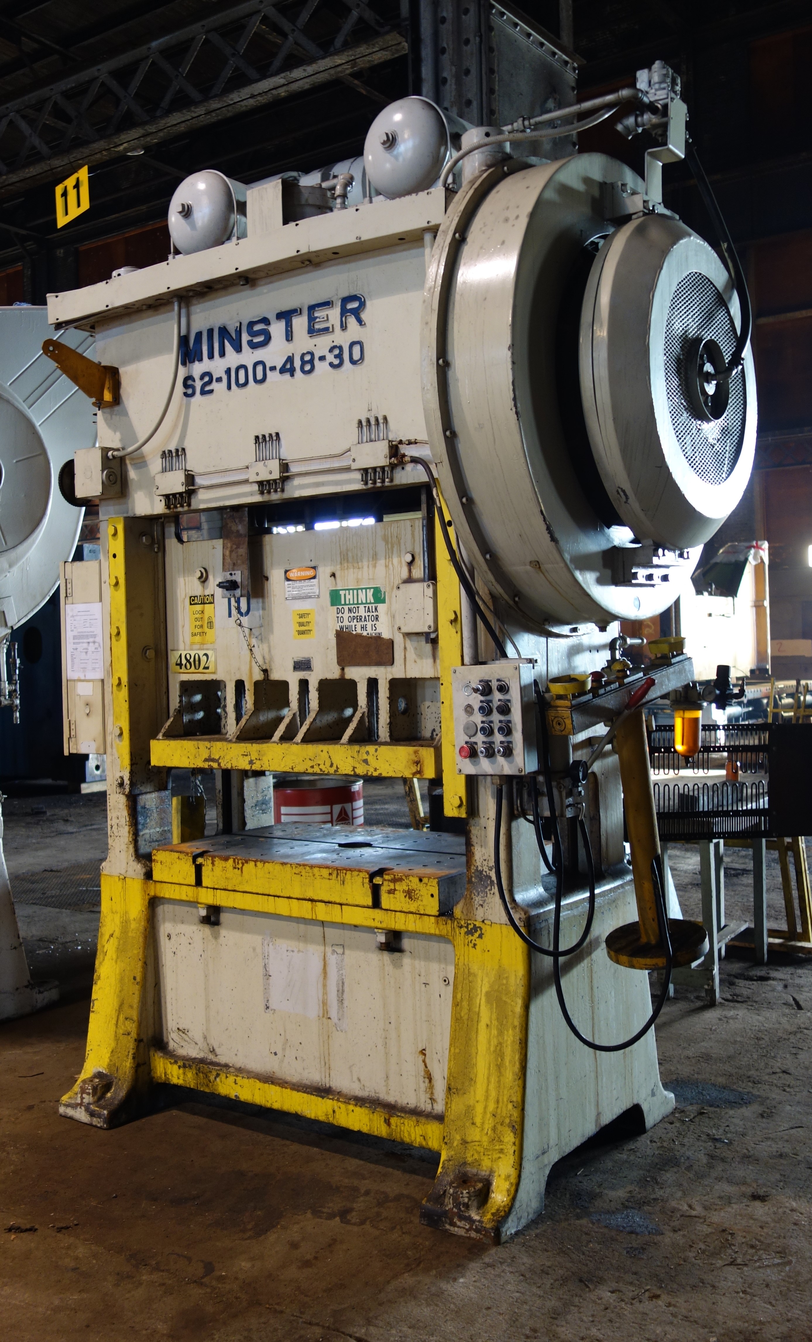 100 Ton Minster Press For Sale | Diamond Press Solutions | 48x30 bed