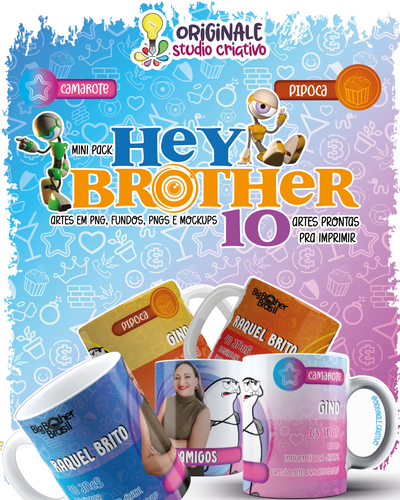 Mini Pack Hey Brother - BBB25 | Originale S Criativo