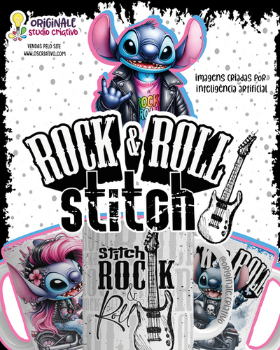 Stitch Rock & Roll | Originale S Criativo