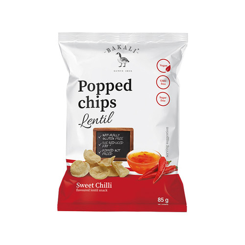 Popped Lentil Chips - Sweet Chilli | Bakali Foods