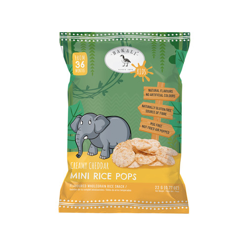 Creamy Cheddar Mini Rice Pops | Bakali Foods